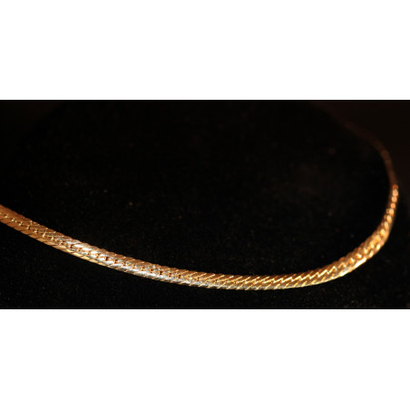 Bracelet femme or jaune 18 carats maille anglaise